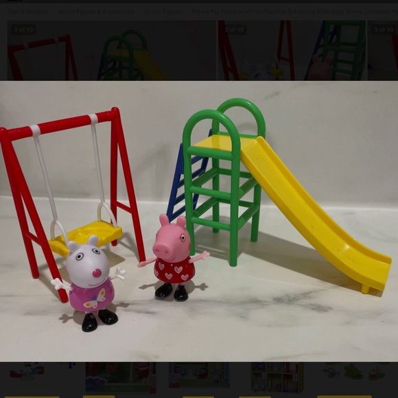 Fisher-Price | Toys | Peppa Pig Playground Fun Complete Set With Suzy ...